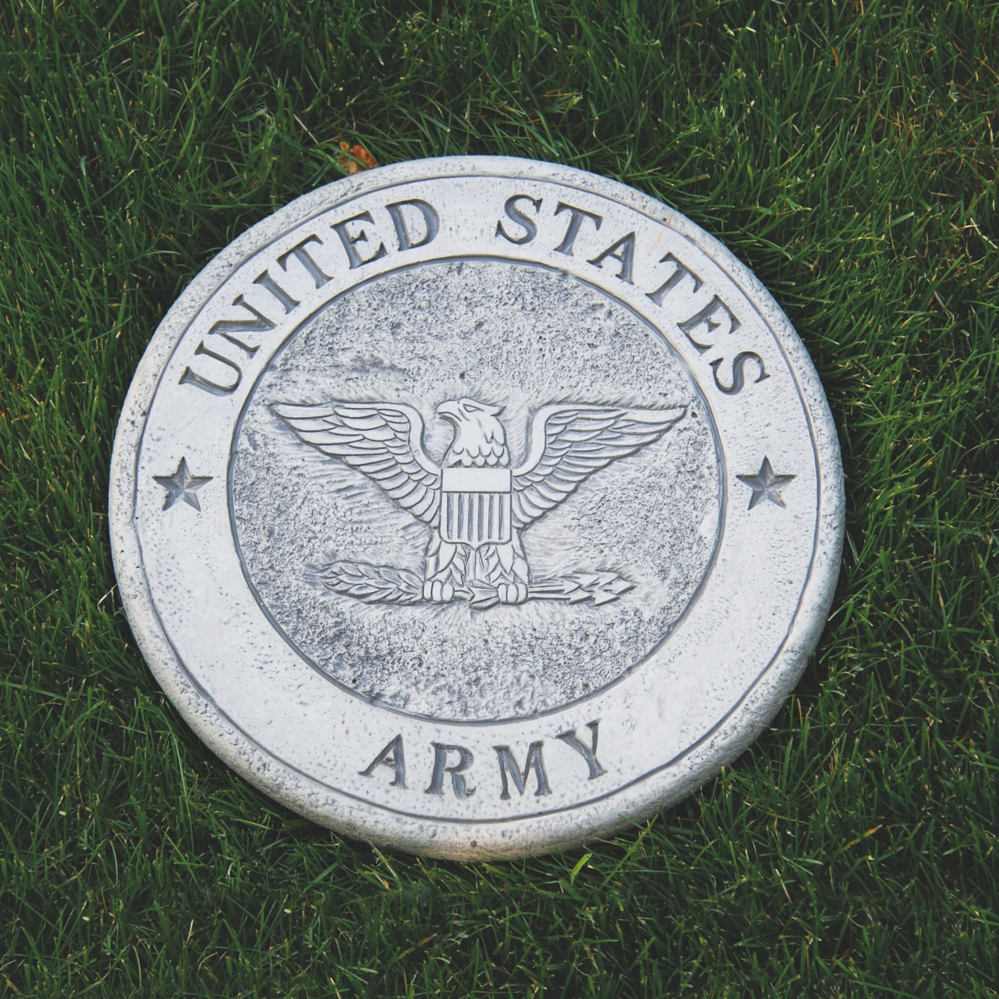 United States Army Concrete Garden Stone - Massarellis #1888