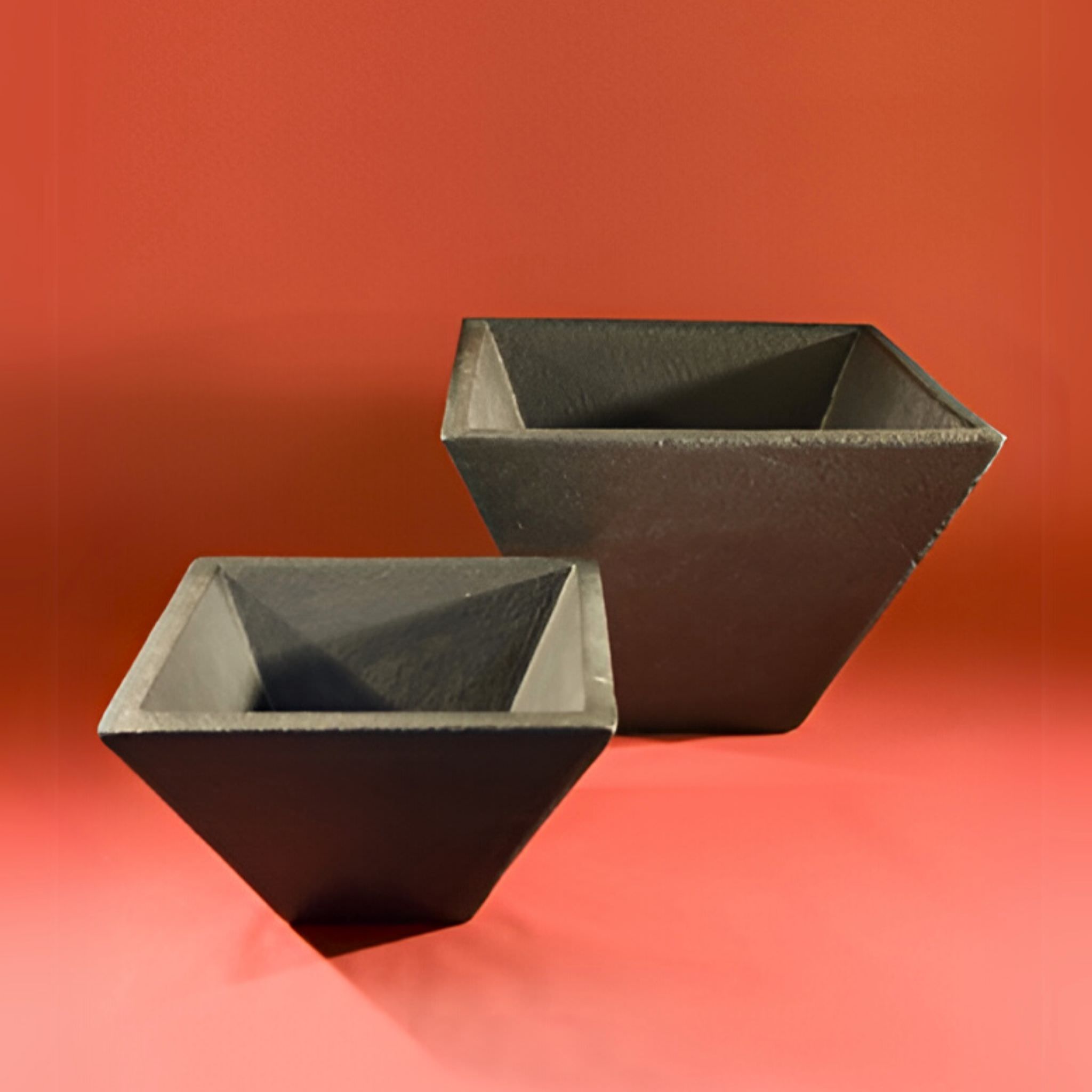 Cubis Concrete Planters - Fiore Stone