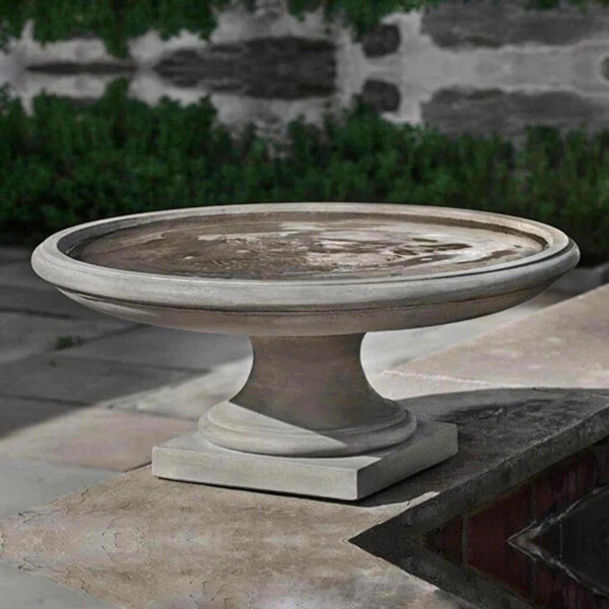 Montebello Concrete Birdbath - Campania