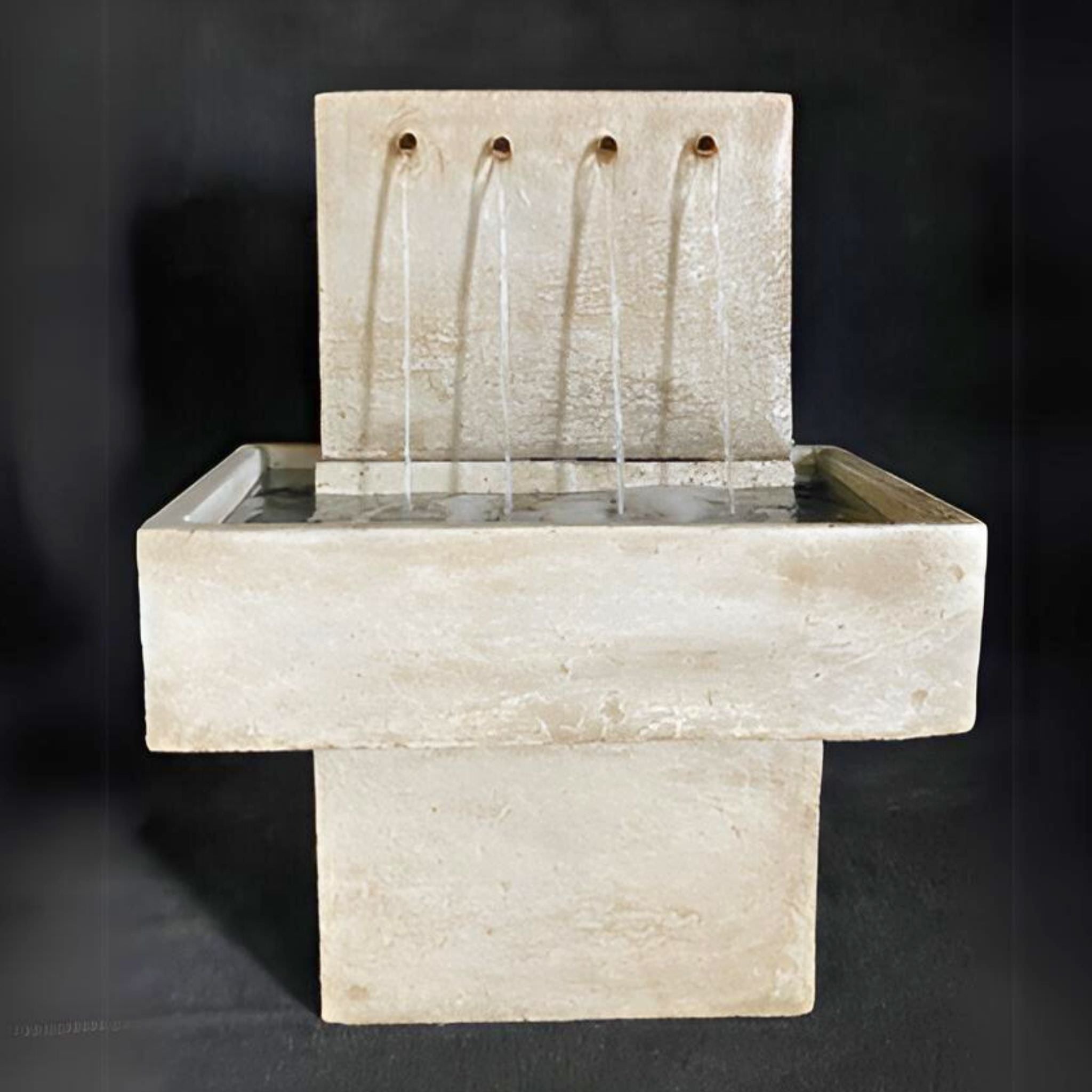 Mystic Streams Concrete Wall Fountain - Fiore Stone