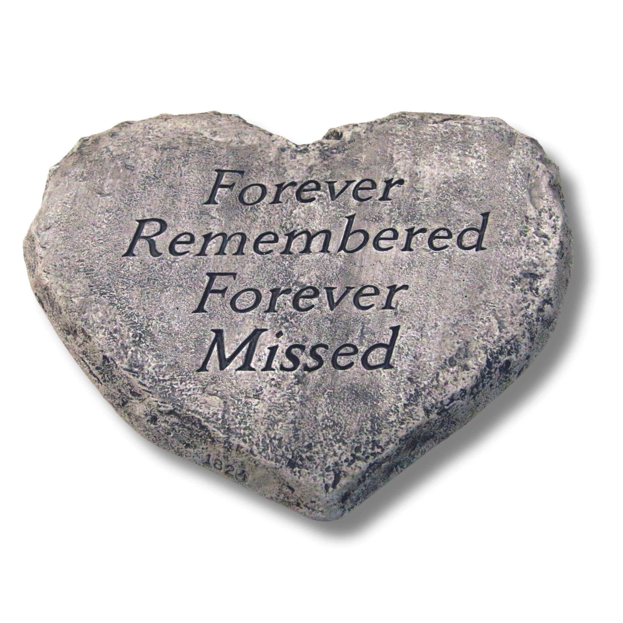 Forever Remembered Concrete Garden Stone - Massarellis