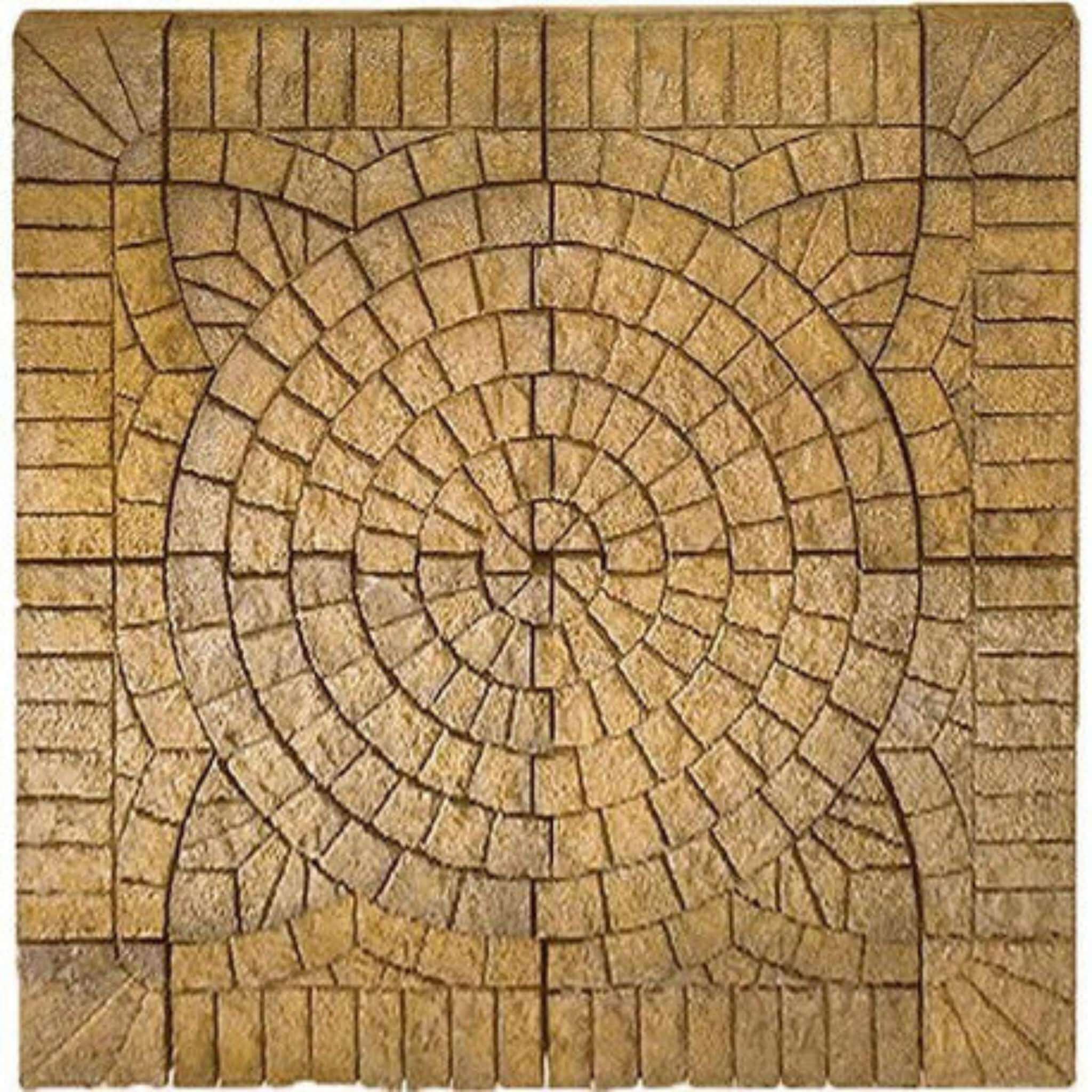 Square Cobblestone Fountain Foundation 67" - Giannini Garden Ornaments